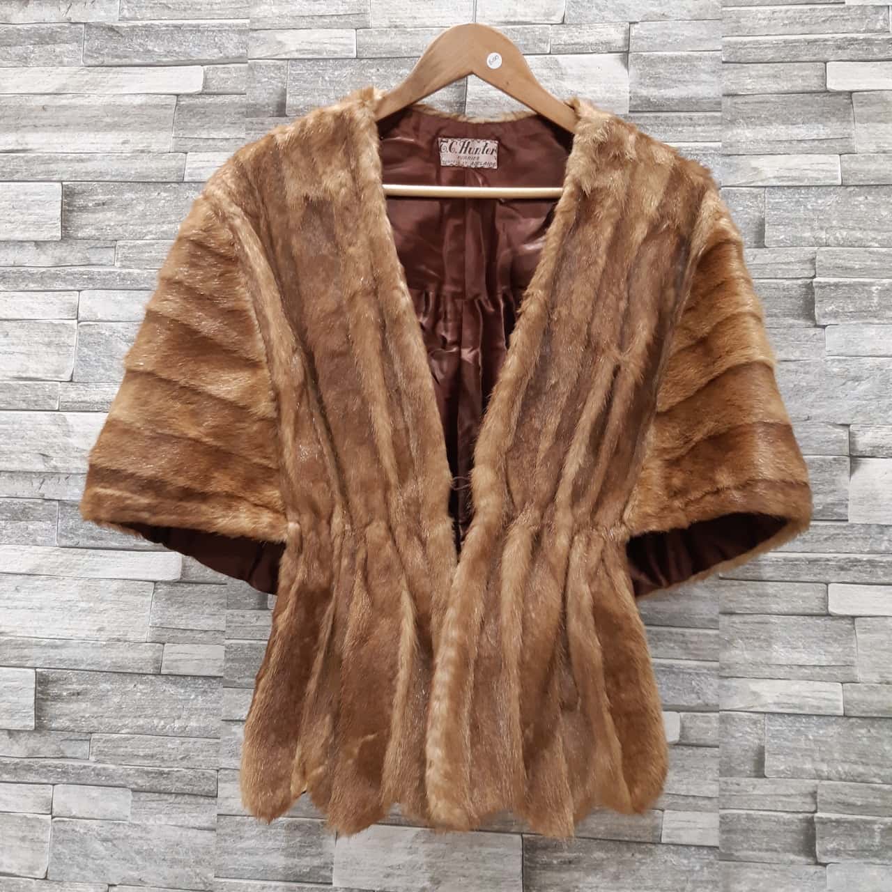 Vintage T.C. Hunter Furrier Womens Size One Size Fur Brown (s)