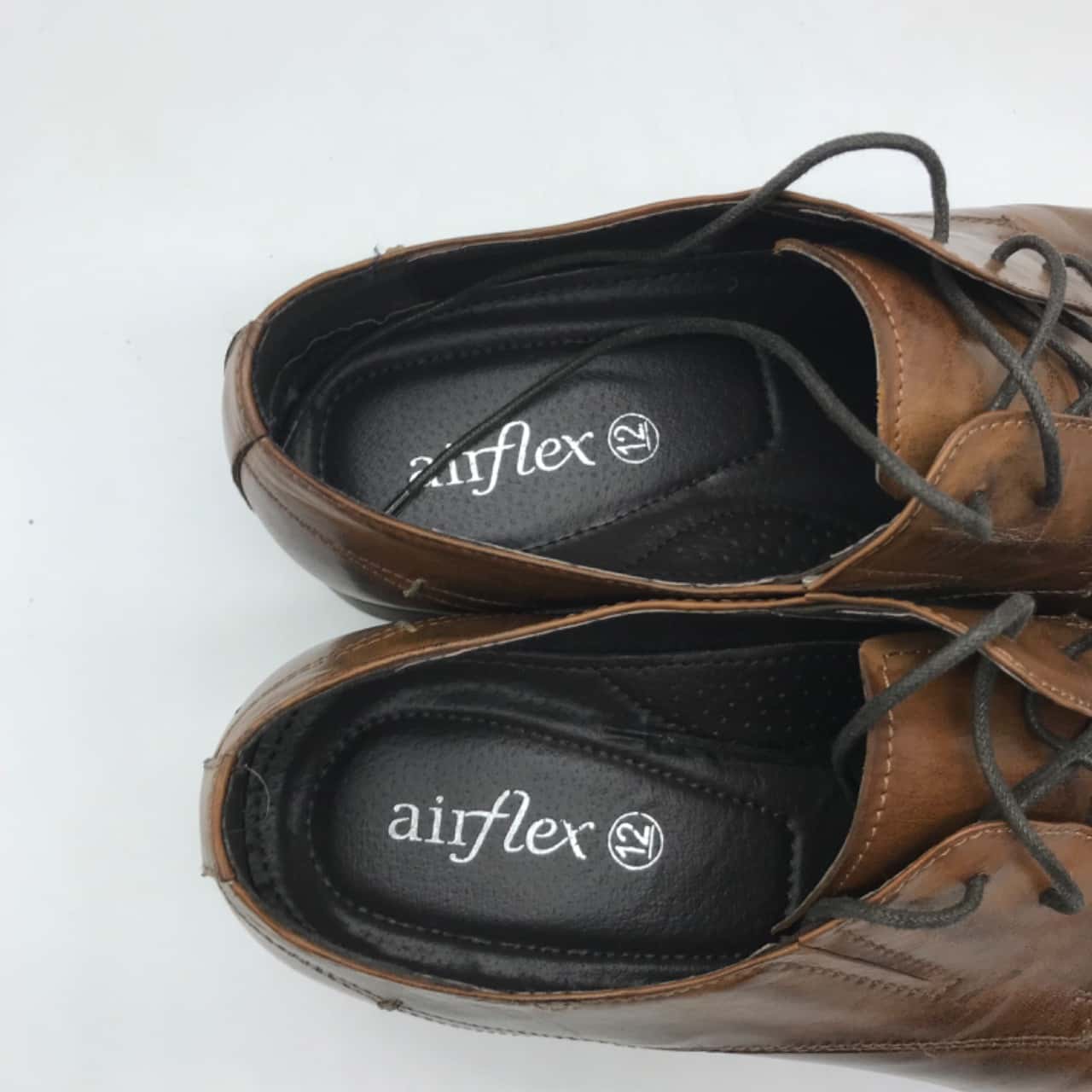 Airflex Mens Leather Dress Shoes Size 12