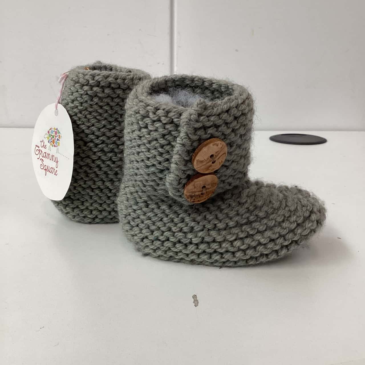Kids Size 4 - 6 years Khaki house booties