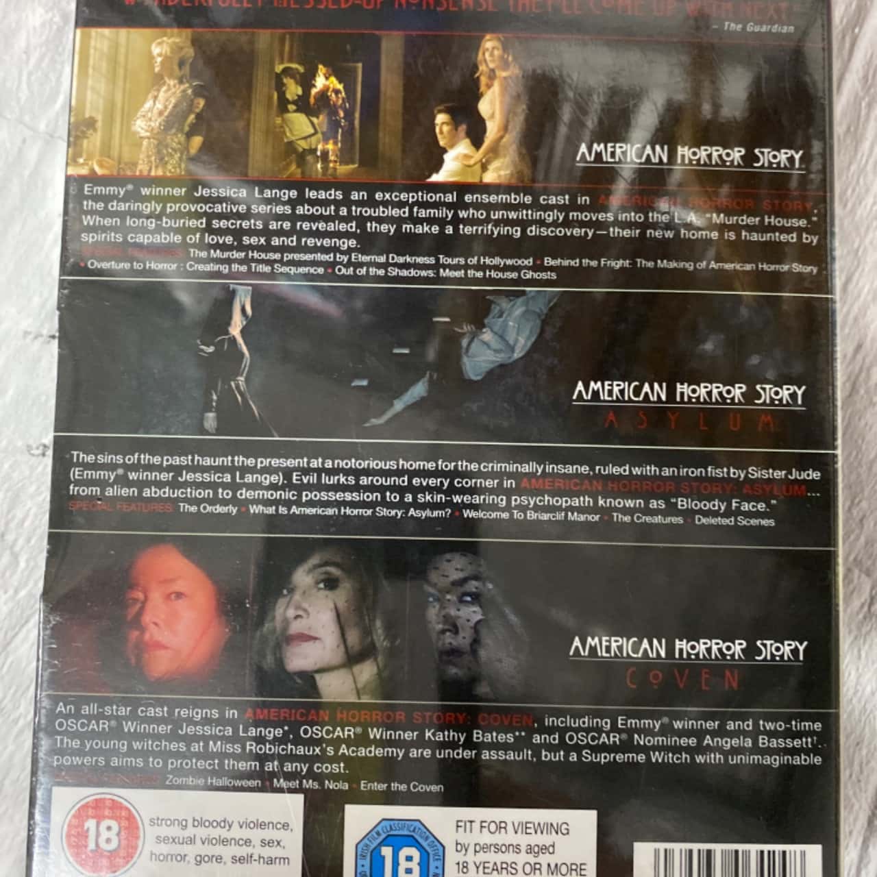 American Horror Story 9 disc set new (s)