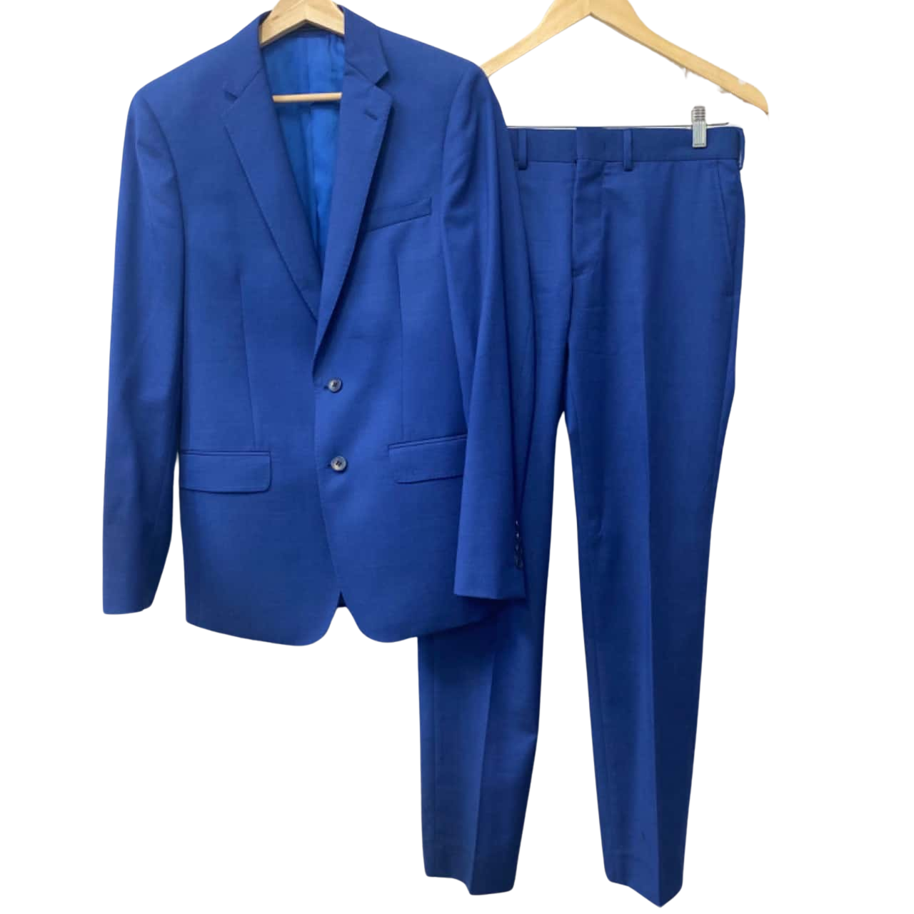 Calibre Slim Fit Suit Size 92/28 Blue Wool(s) - Used Very Good | Salvos ...