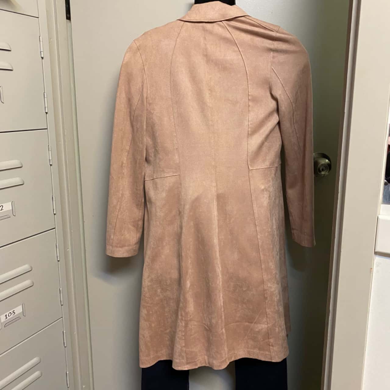 Womens Suede Jacket Marc Cain Size N2 10-12