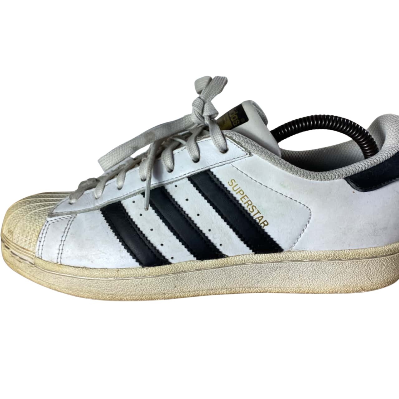 Adidas Mens Superstar Sneakers Size 7 5 8 White Black