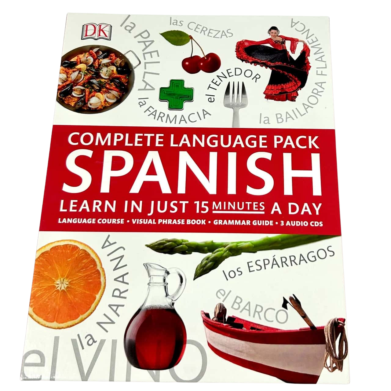 Complete Language Pack Spanish Education Books CDs(s)
