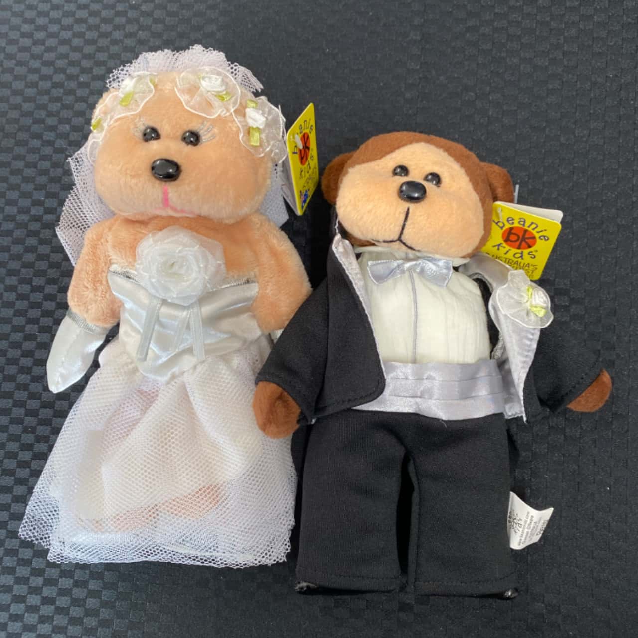 Beanie Kids Bundle. Belle The Bride Bear & Beau The Groom Bear(s)