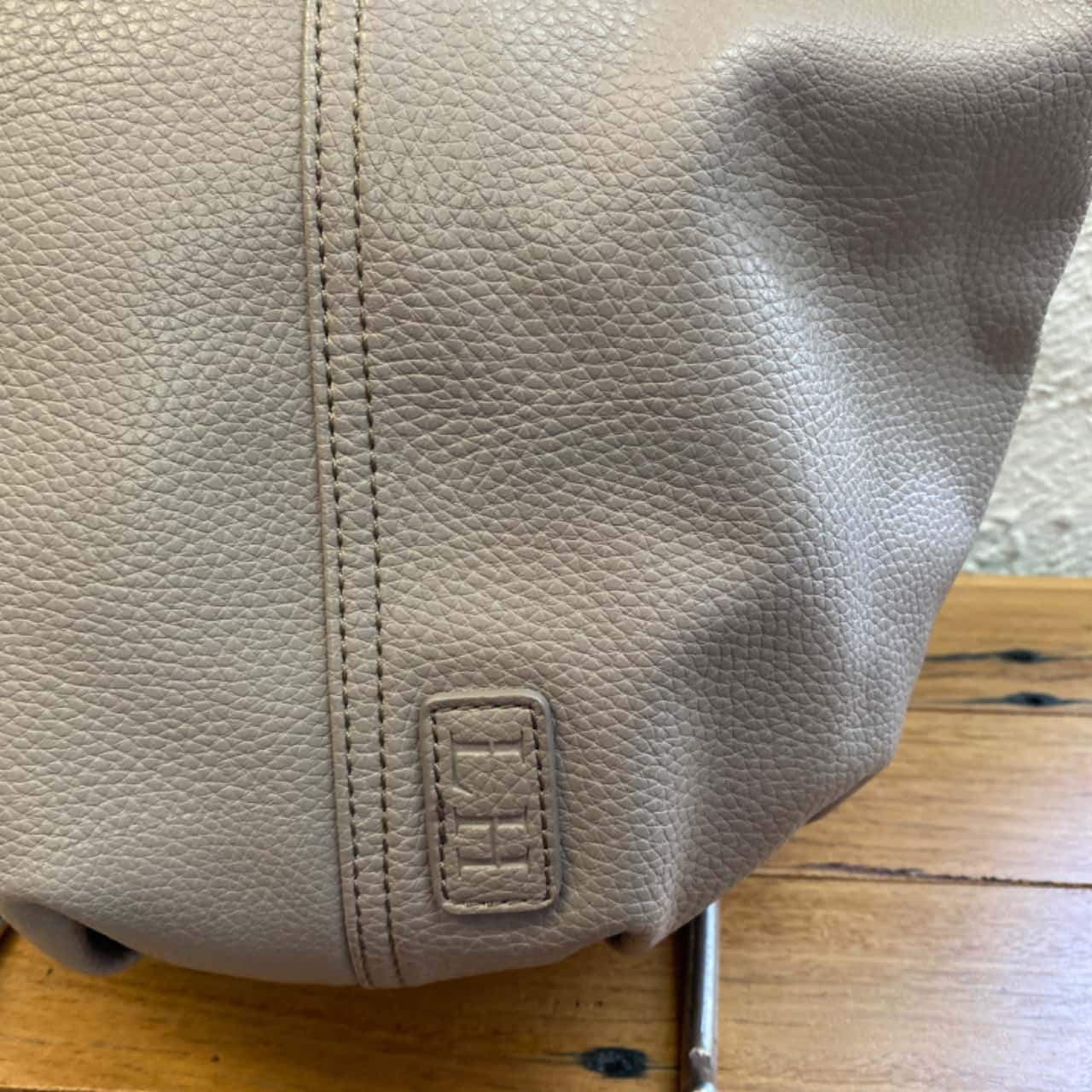 Womens Louenhide Taupe Leather Handbag (s) - New Without Tags | Salvos ...