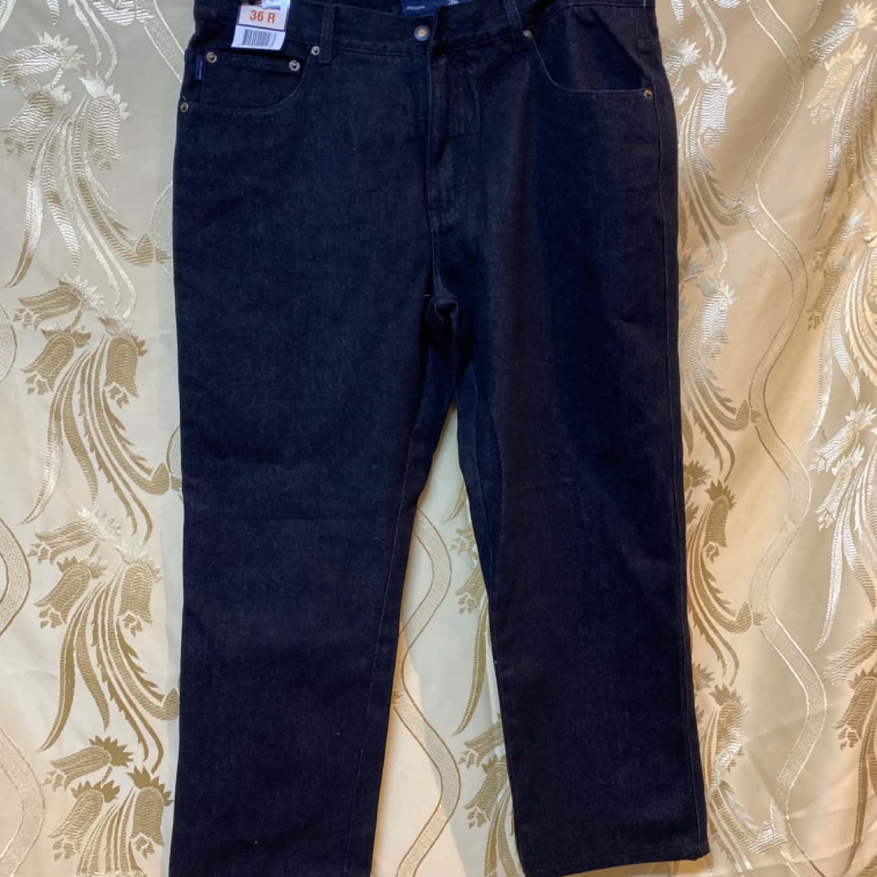 Mens Street Jeans Size 36 Straight Jeans Black (s)
