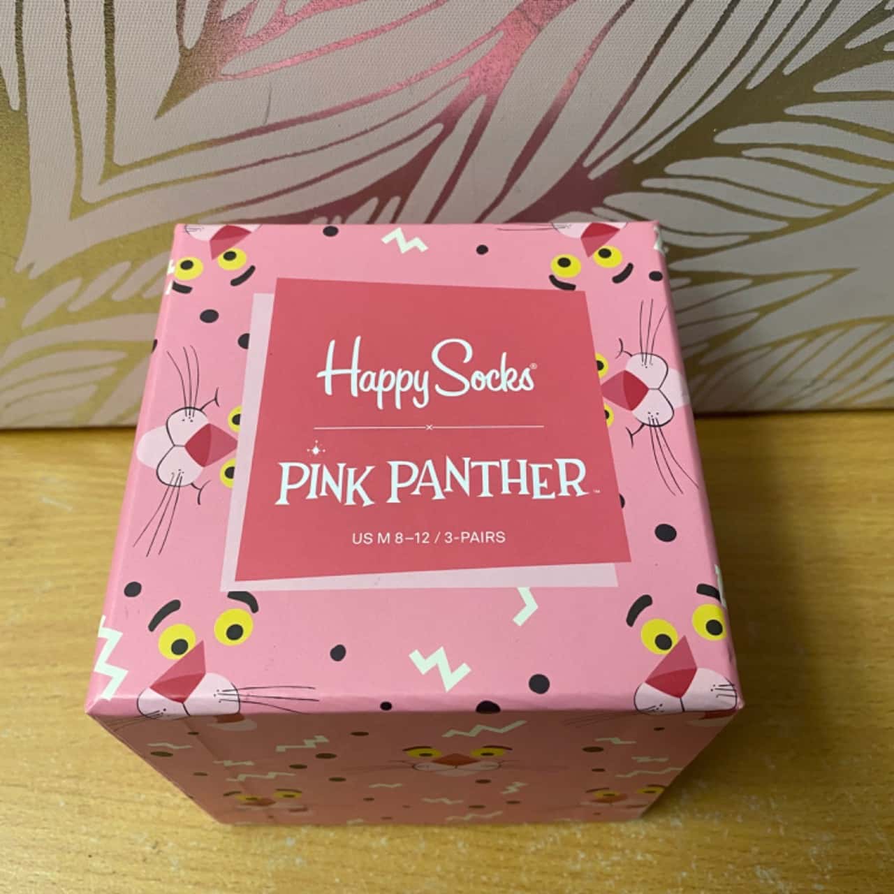 Happy Socks - Pink Panther box. Size Us 8-12(s)