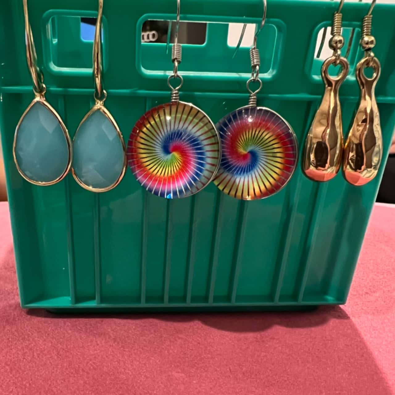 Womens Earrings Pack - Three Pairs of Fashion Earrings
