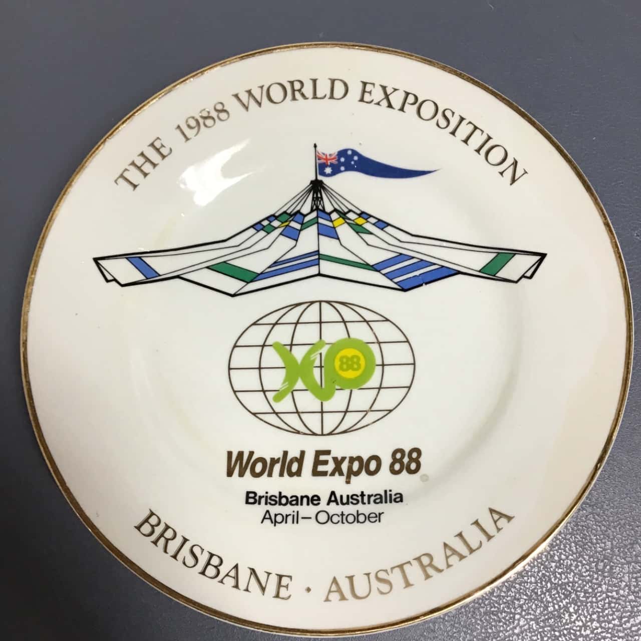 World Expo 88 Collectors Plate