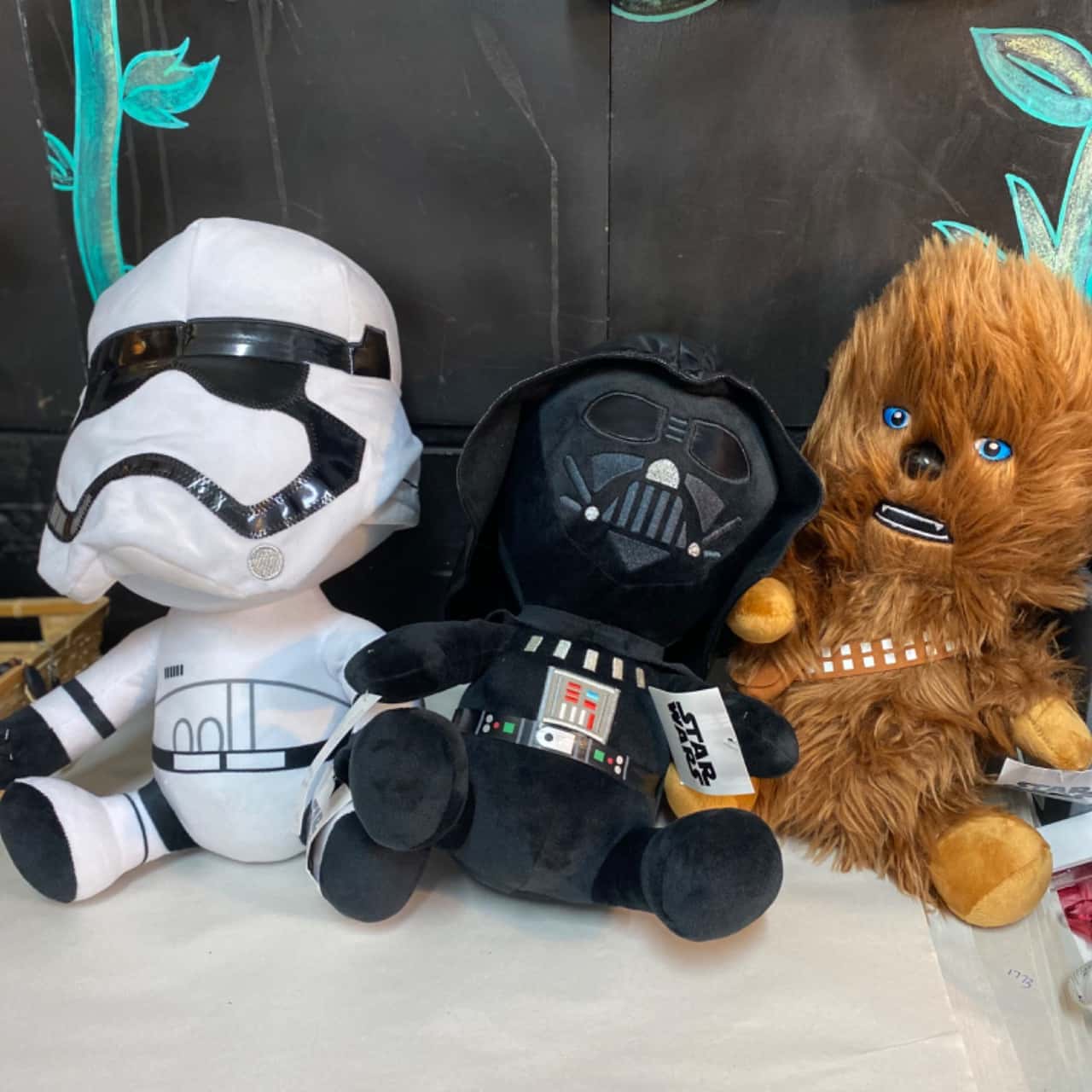 3x Star Wars Plush Teddies