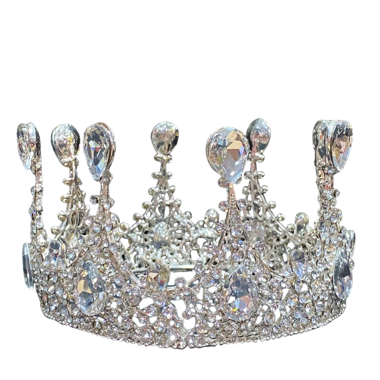 Bridal Crown Faux Gems Silver Coloured(s) - Used Good | Salvos Stores