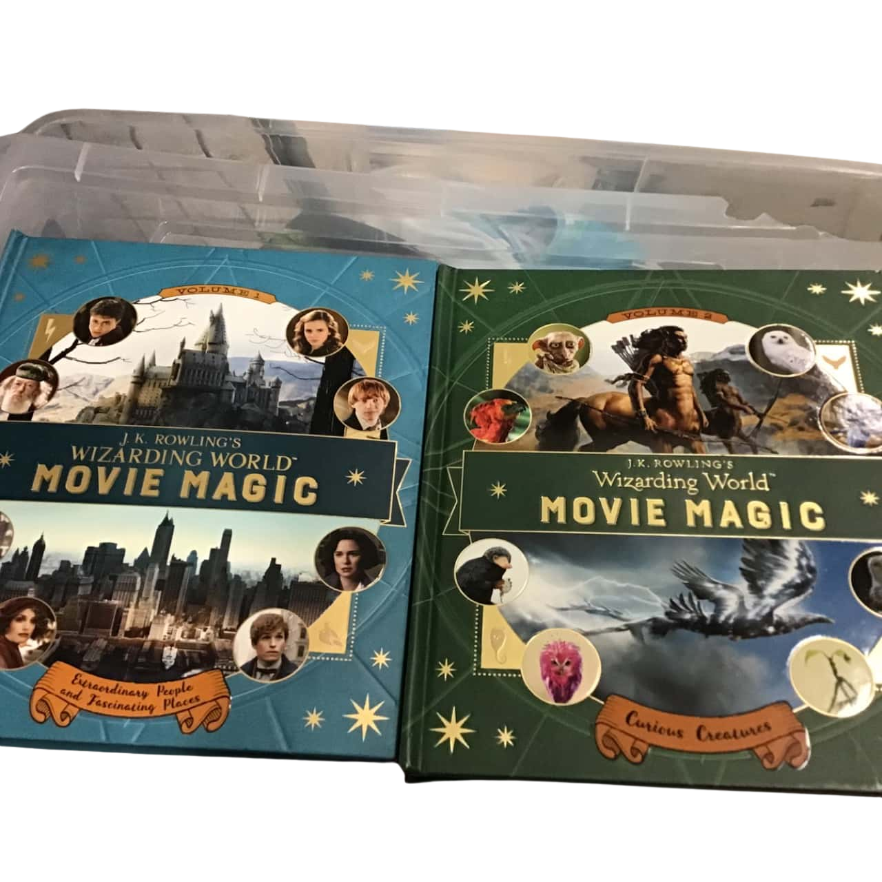 2X JK Rowlings Wizarding World Movie Magic Books