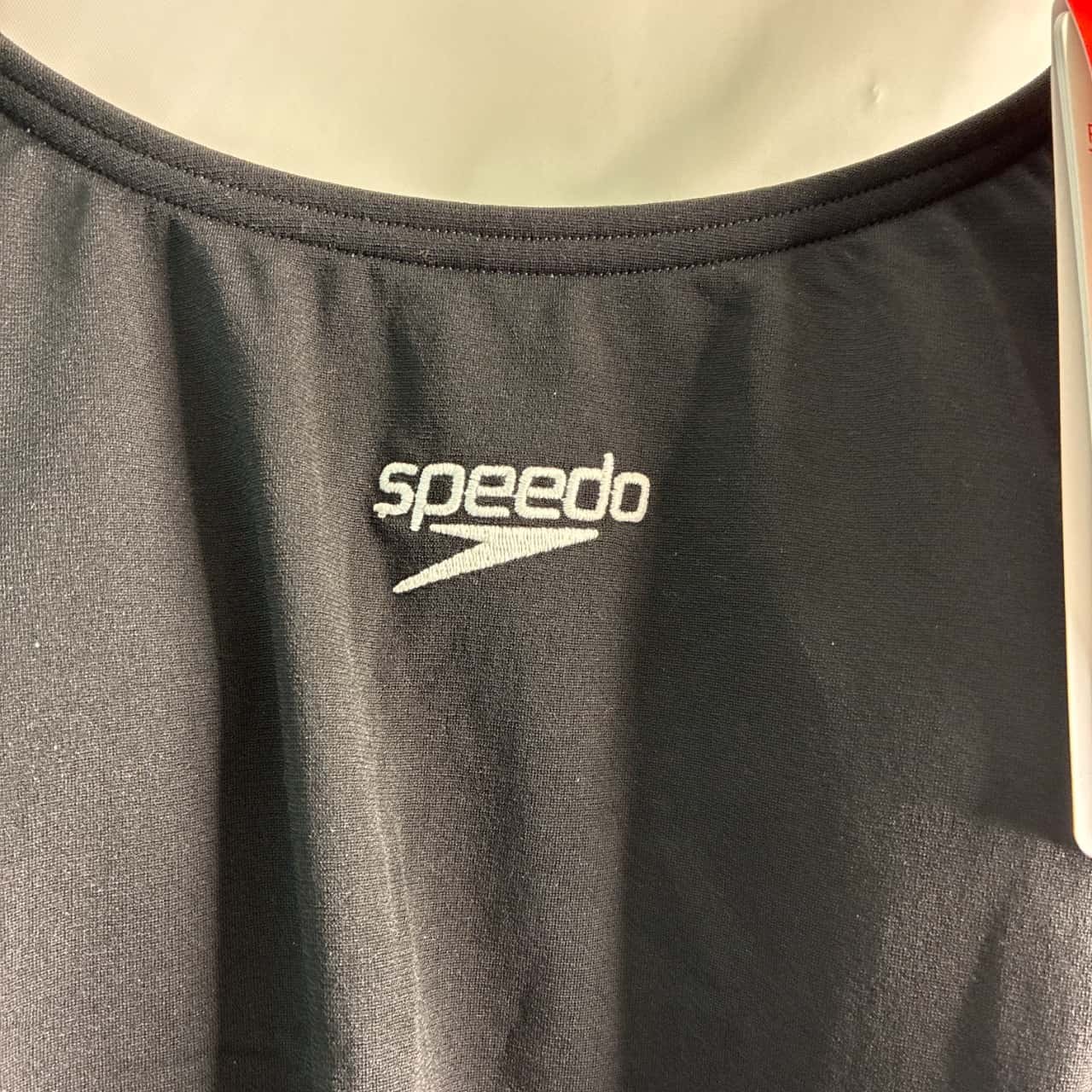 Speedo Womens Size 16 Onepiece Bathers Black (s)
