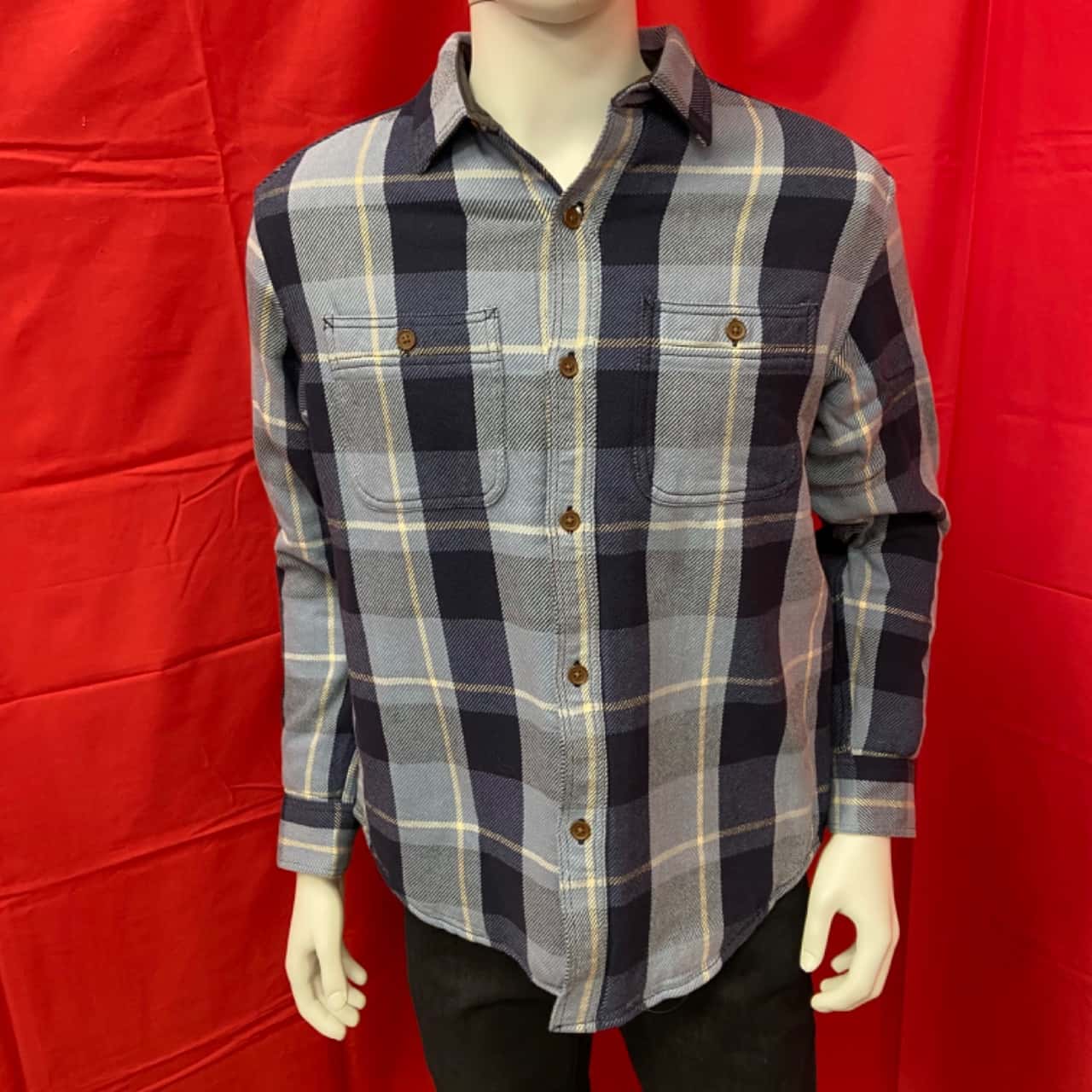 SOTE Salt of the Earth Mens Size M Winter Jacket Blue / Checked / Navy ...