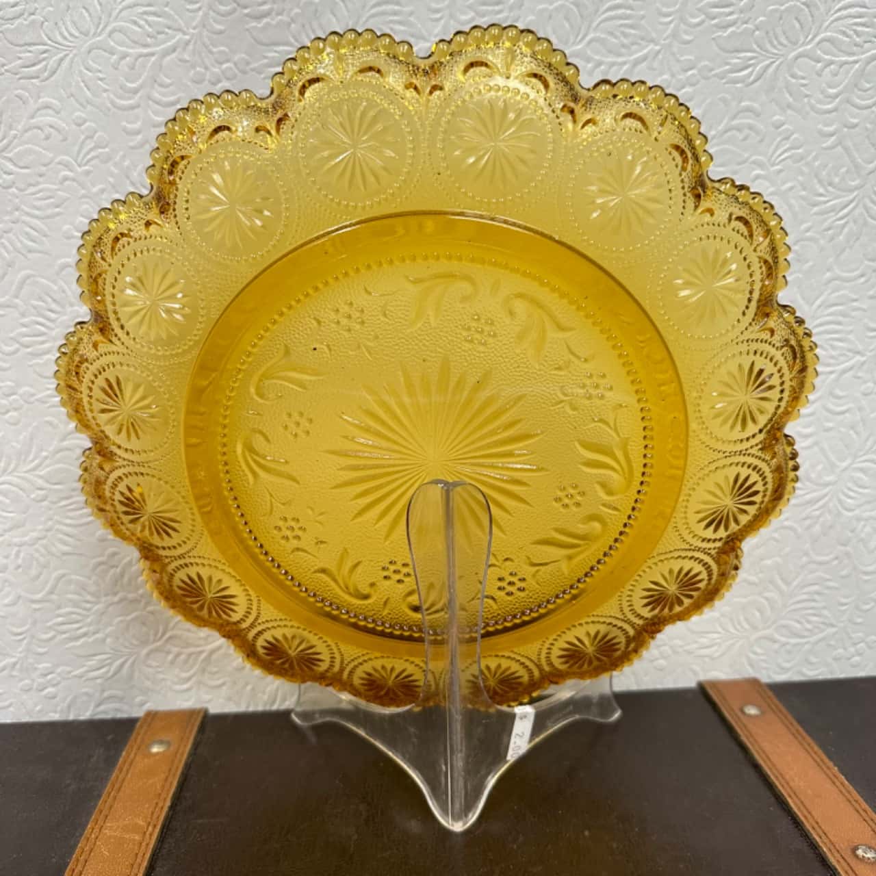 Late 1970’s American Concord Amber Dinner Plate(s)