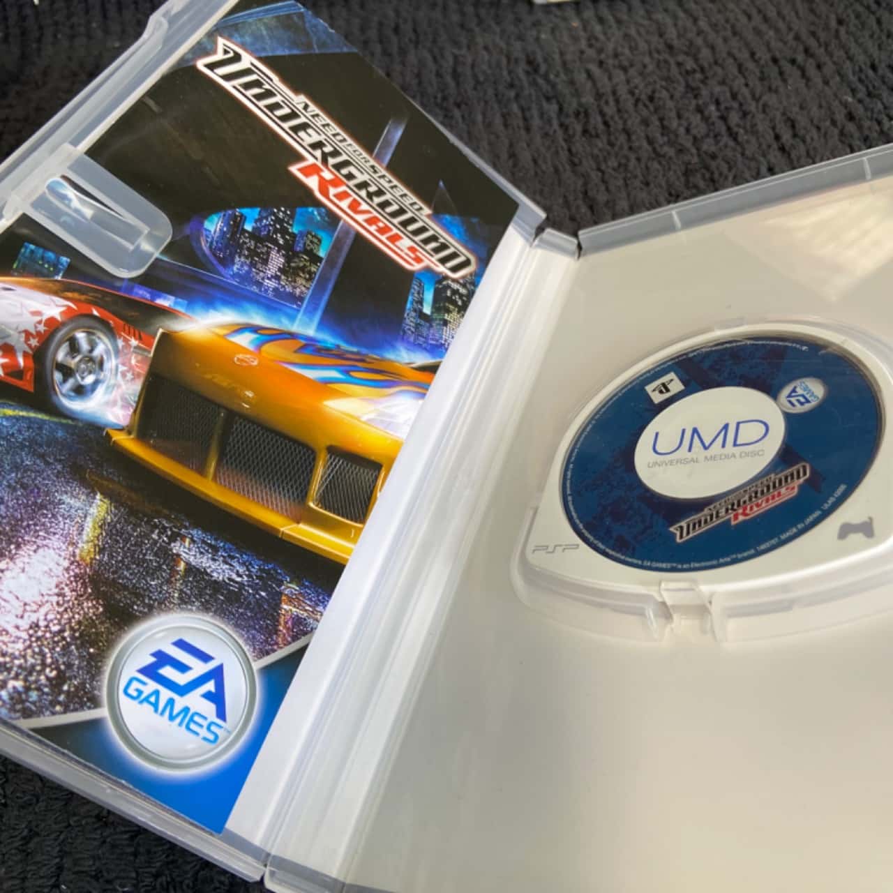 Sony PSP Silver w/ NFS Rivals Underground & God Of War: Chains Of ...