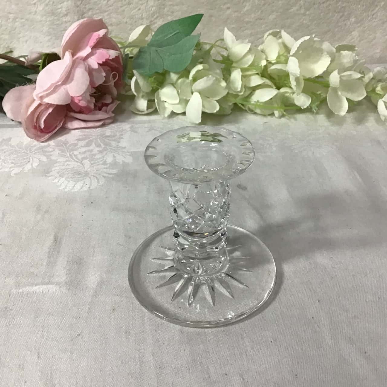 *REDUCED* Decorative Crystal Cut Glass Candlestick Holder(s)