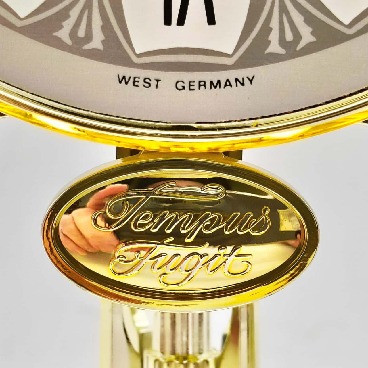 Staiger Quartz Dome Clock West Germany With Glass Dome Fully Working ...