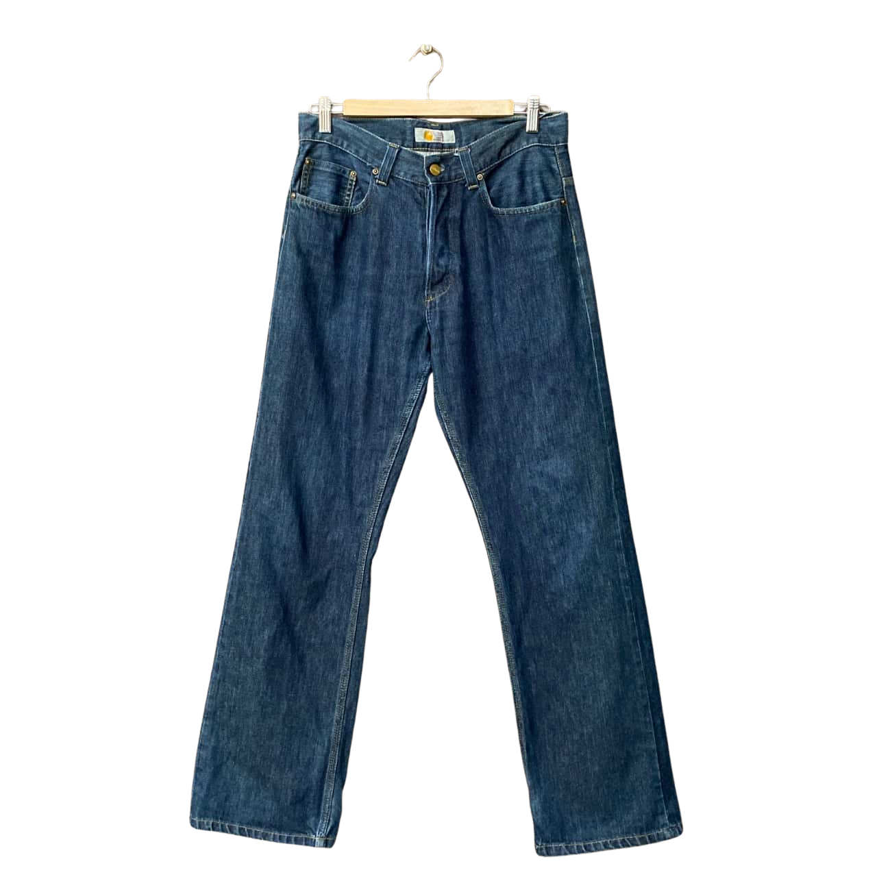 Carhartt Men's Size 28 Straight Jeans Blue (s)