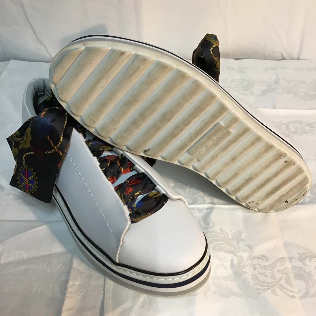 Zara Womens Sneakers with Pattern Laces(s)