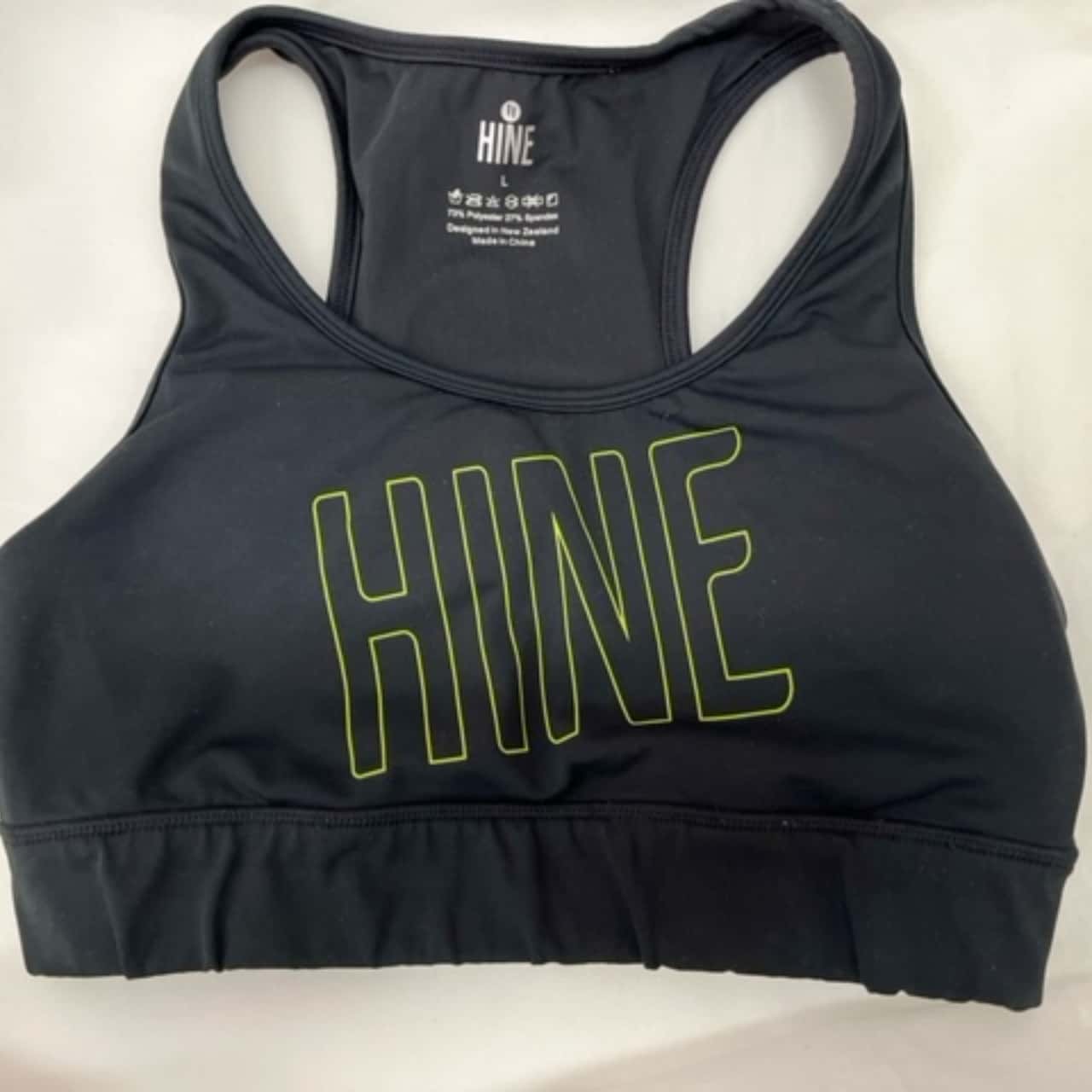 HINE sports bra Size L Black