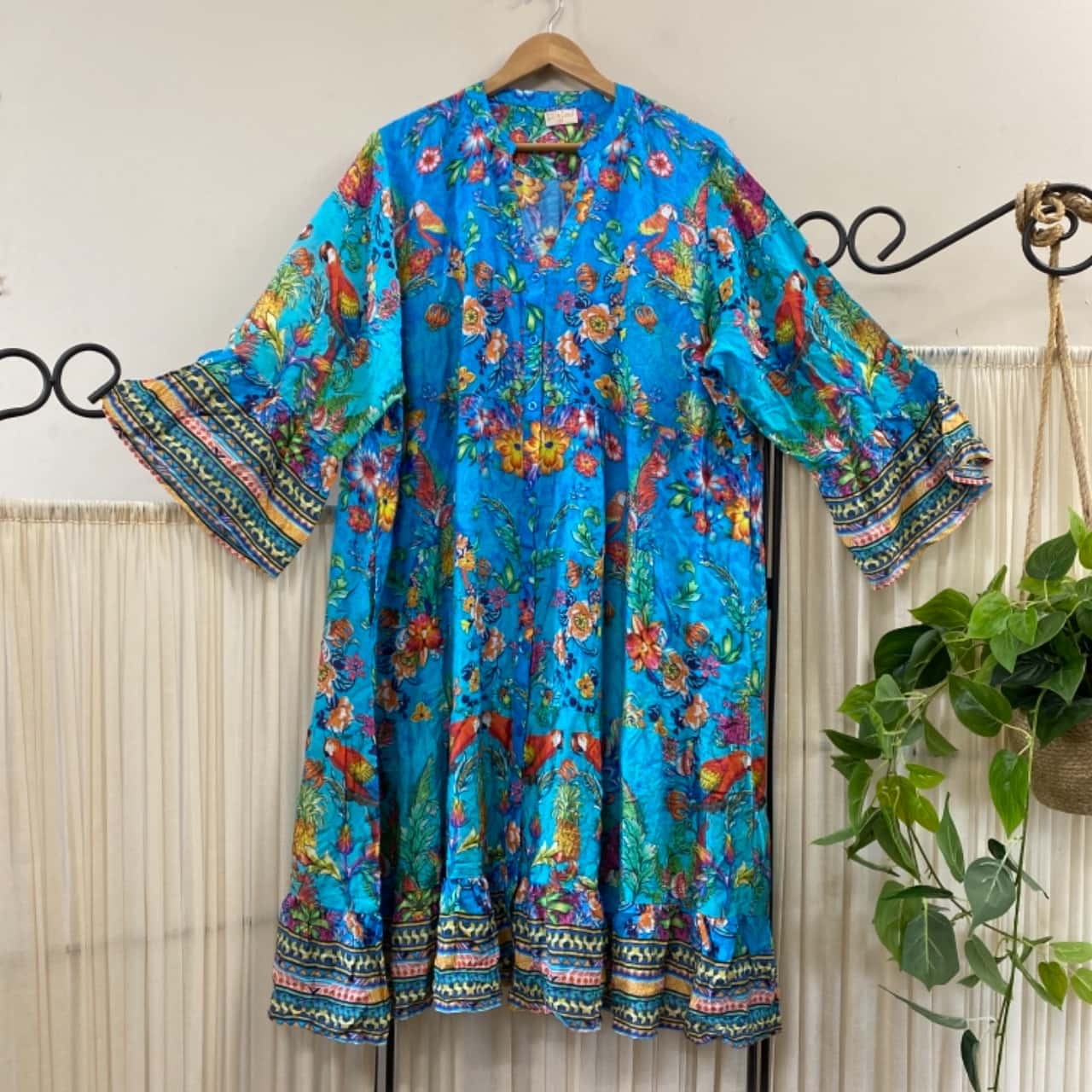Lula Soul Women's Size 3X Loose Fit Tropical Summer Dress(s)