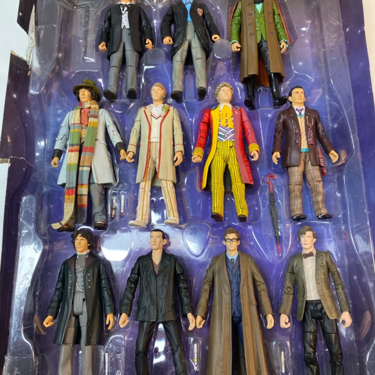 Dr Who Eleven 11 Doctors Box Set Character Options(s)