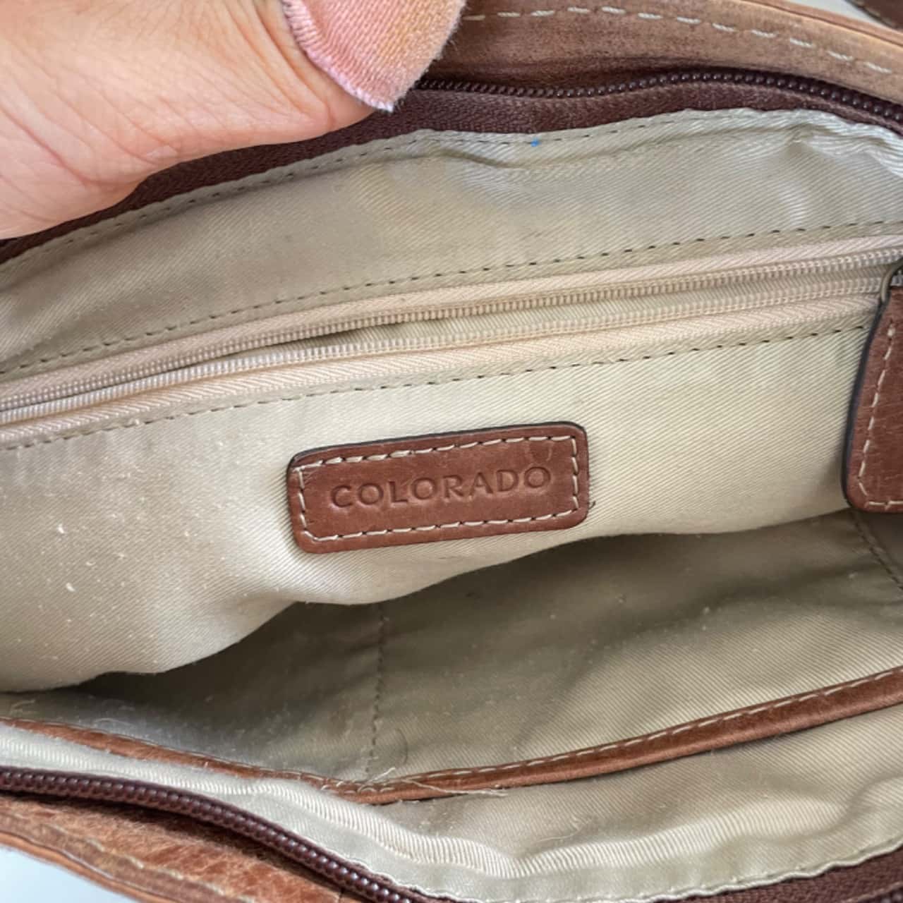 Colorado Brown Leather Cross Body Bag (s)