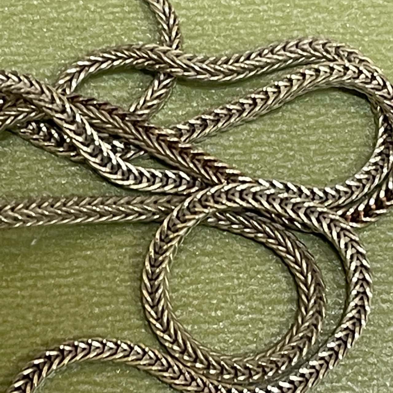 Women's Silver (925) Chain and German Sterling Pendent with letter "N" (s)