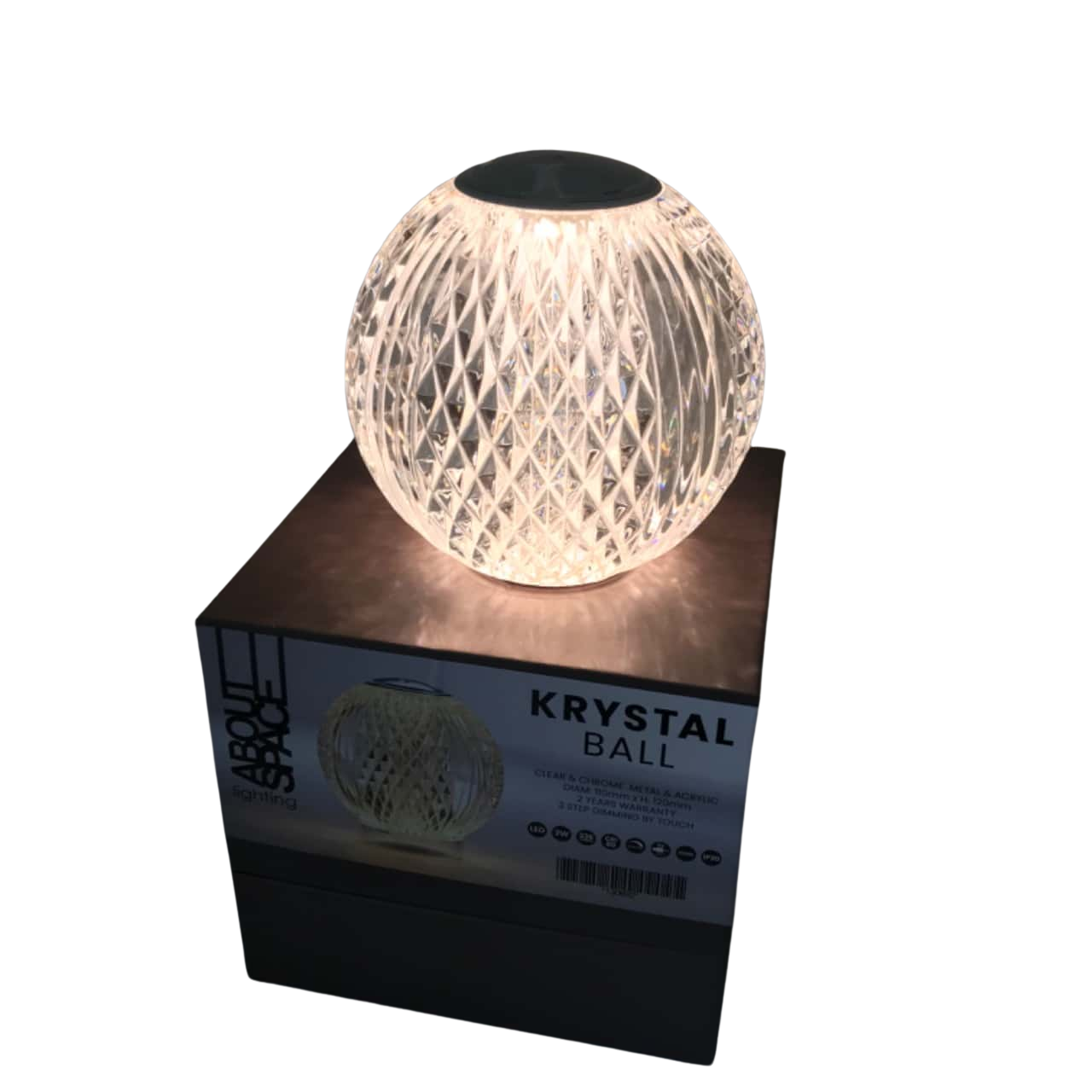 BNIB Quirky LED USB Krystal Ball in Gift Presentation Box Very Pretty(s)