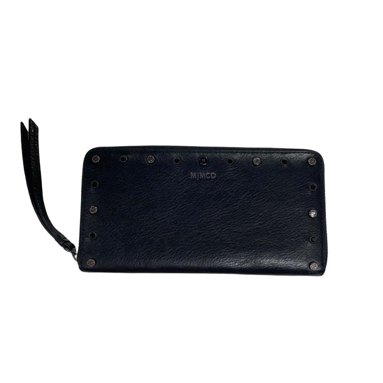 Mimco Women’s Black Studded Zip-Around Wallet(s)