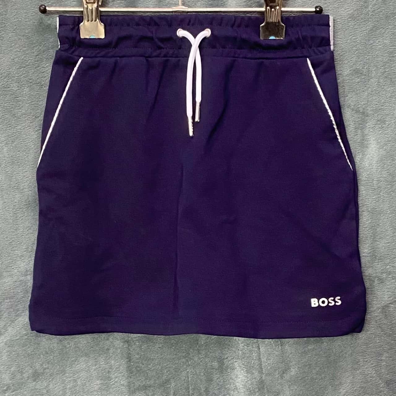 BOSS Girls Size 8 Skirt Navy Blue / Silver