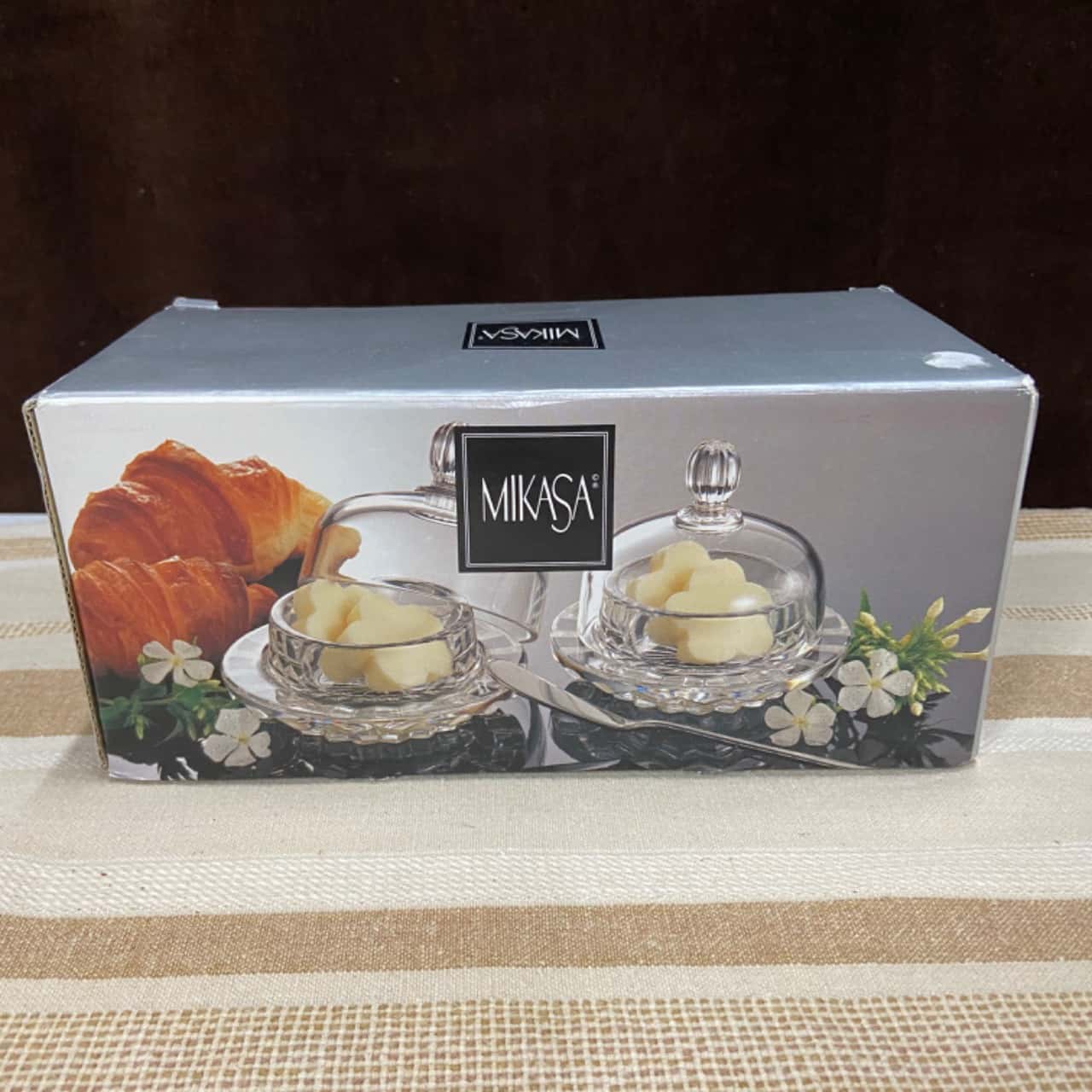 Mikasa Crystal Clear Glass Jam and Marmalade Set (s) - New With Tags ...