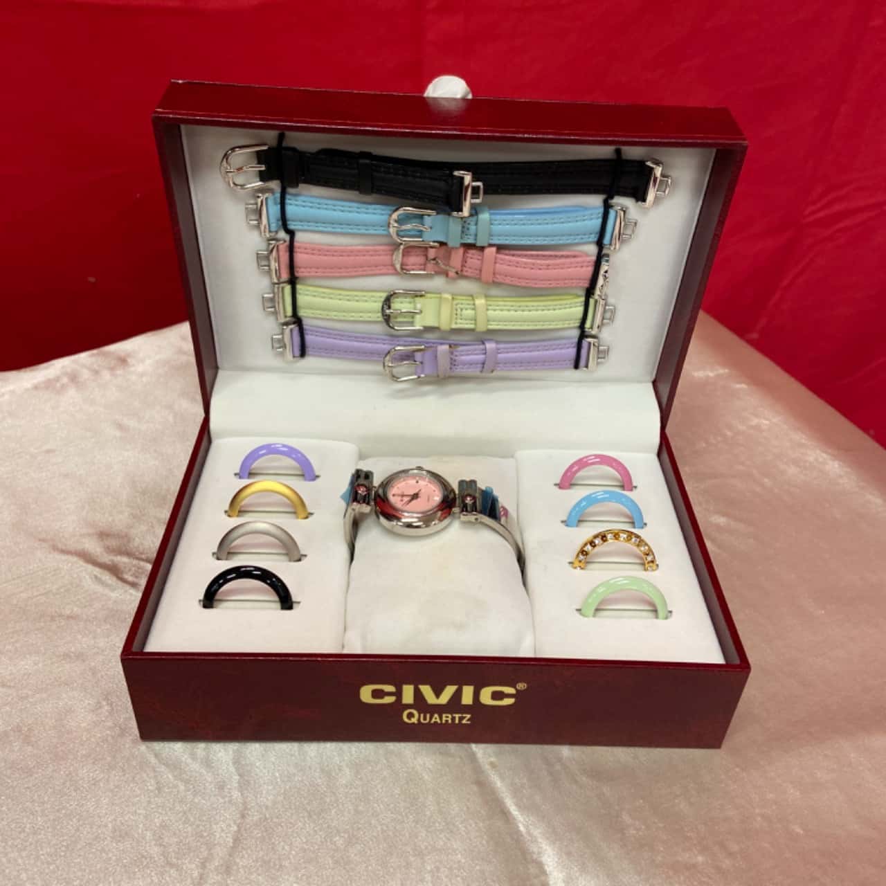 Civic Quartz Womens Watch Brand New With Bands And Interchangeable Face ...