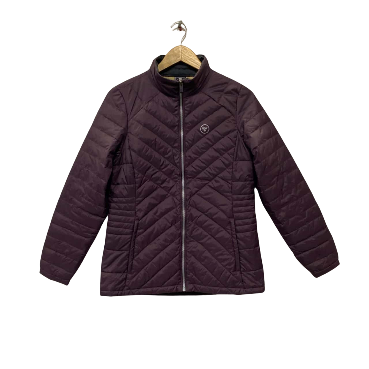 Hummel Denmark Womens Size S / M Purple Puffer Jacket (s)