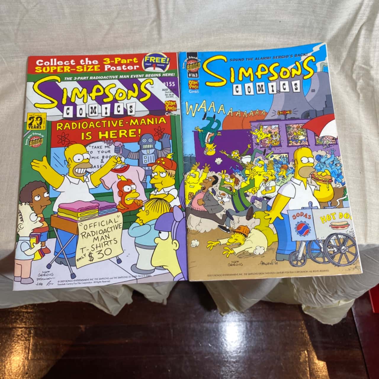 Simpsons comics Issue- 146, 152, 155, 163(s)
