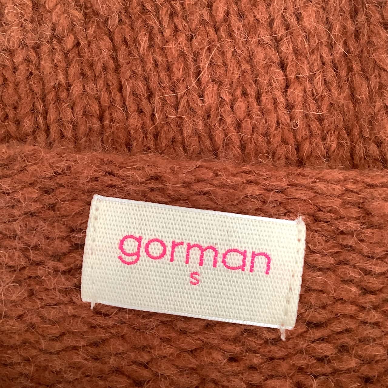 Gorman Womens Size S Alpaca/Wool Oversized Jumper Brown(s)