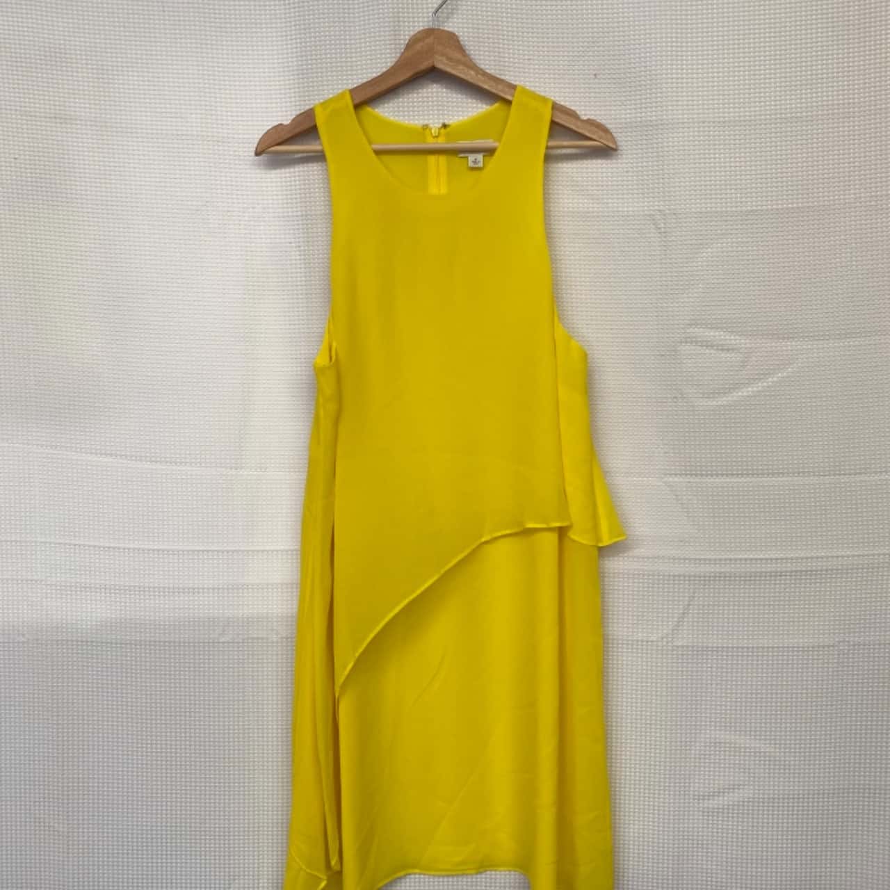 Witchery Womens Size 14 Sleeveless Dress Yellow - Used Very Good ...
