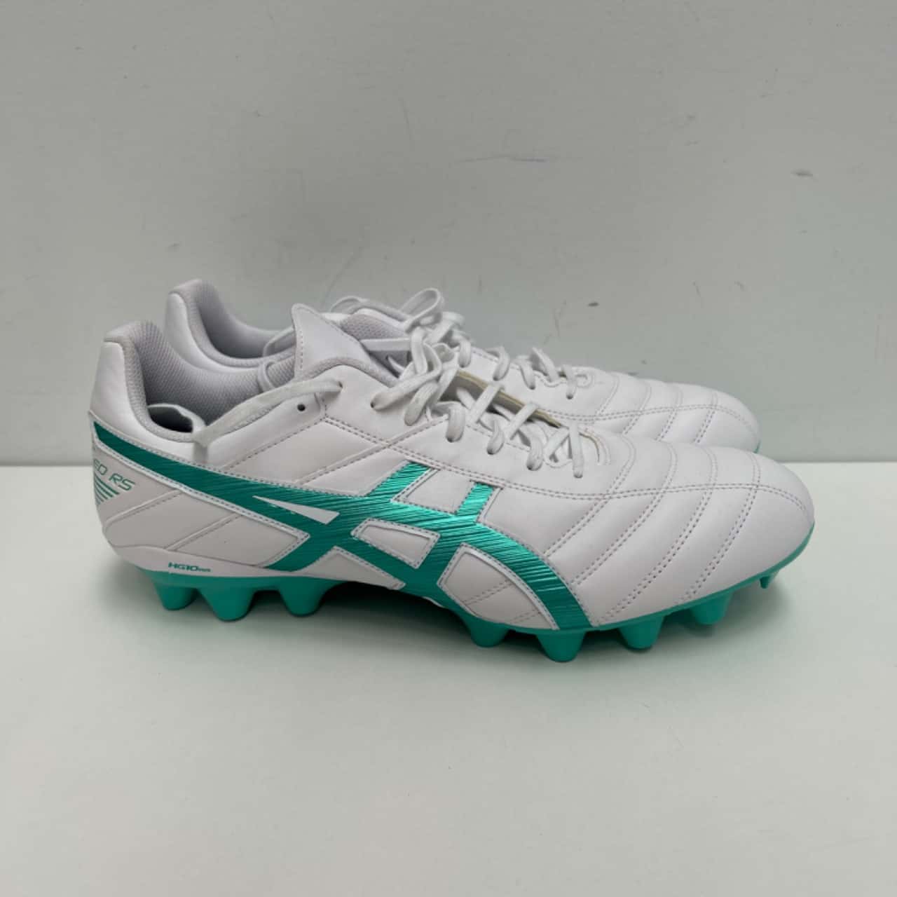 Asics Lethal Speed RS - White/Aqua Green size EUR 46.5(s)