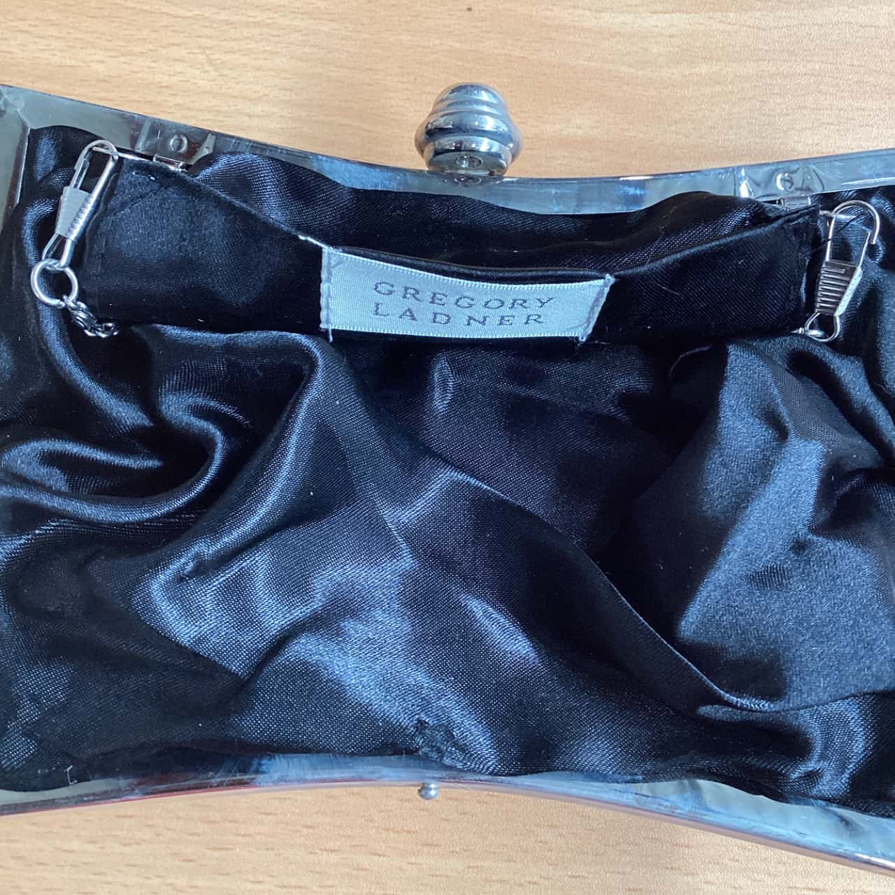 Gregory Ladner Womens Clutch Black