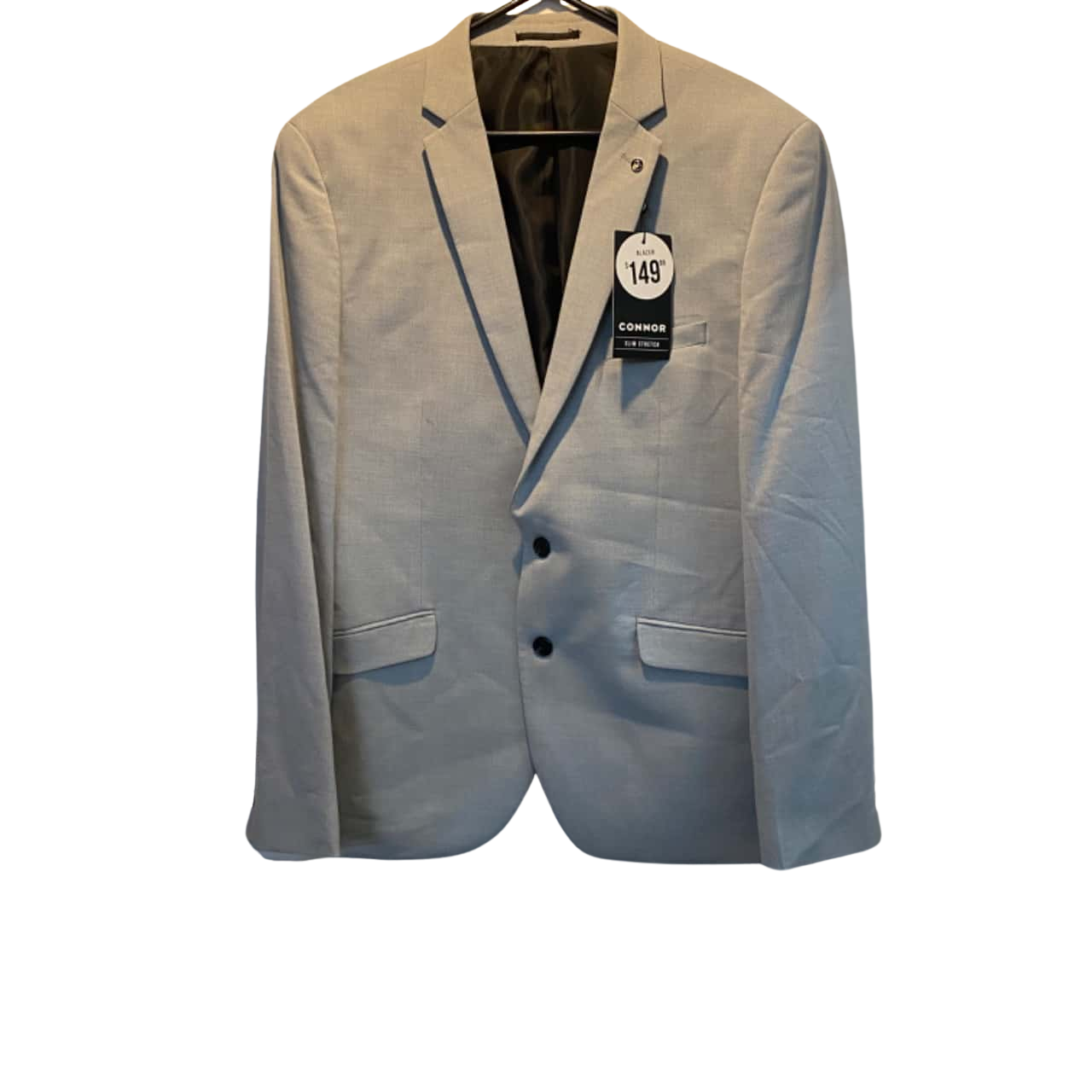 Connor Mens Size 44 Blazer Grey Slim Fit RRP $149.99(s)