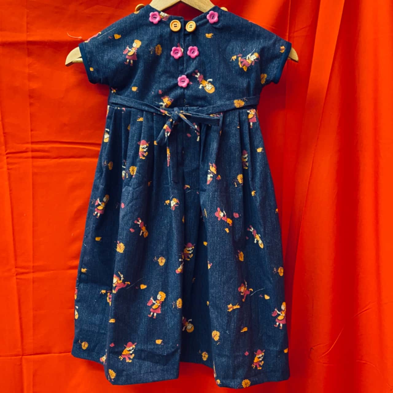 Nadja's Collection Kids Size 3 Dress Blue / Pattern (s)