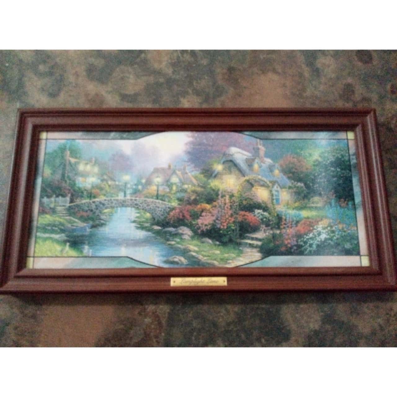Thomas Kinkade Ltd Edition Lamplight Lane Bradex - 2004(s)