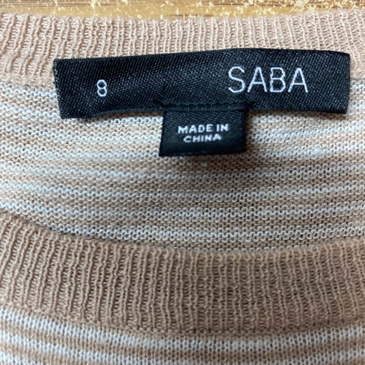 Saba Womens Beige Stripe Top(s)