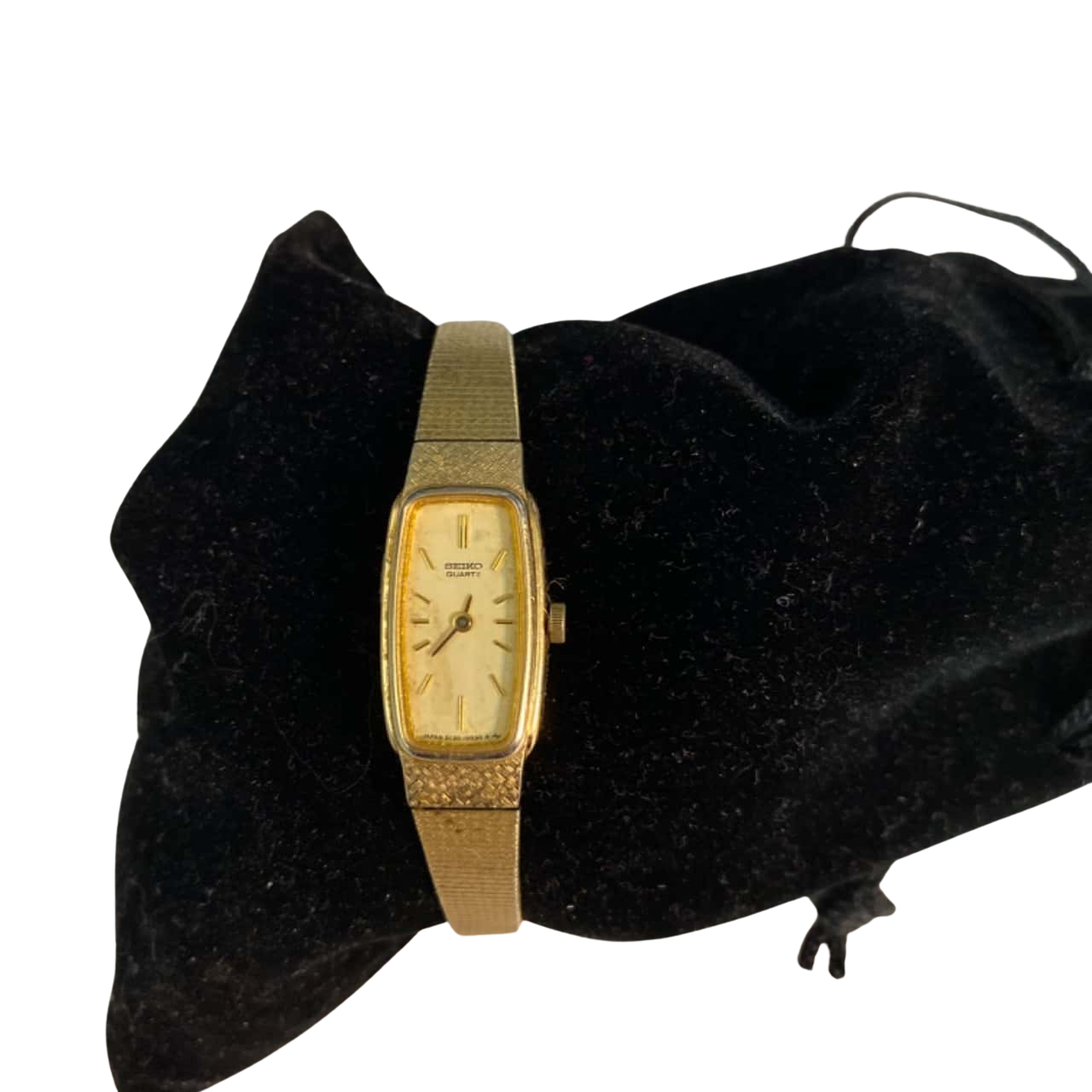 Seiko Womens 16cm Gold Watch Working (s)