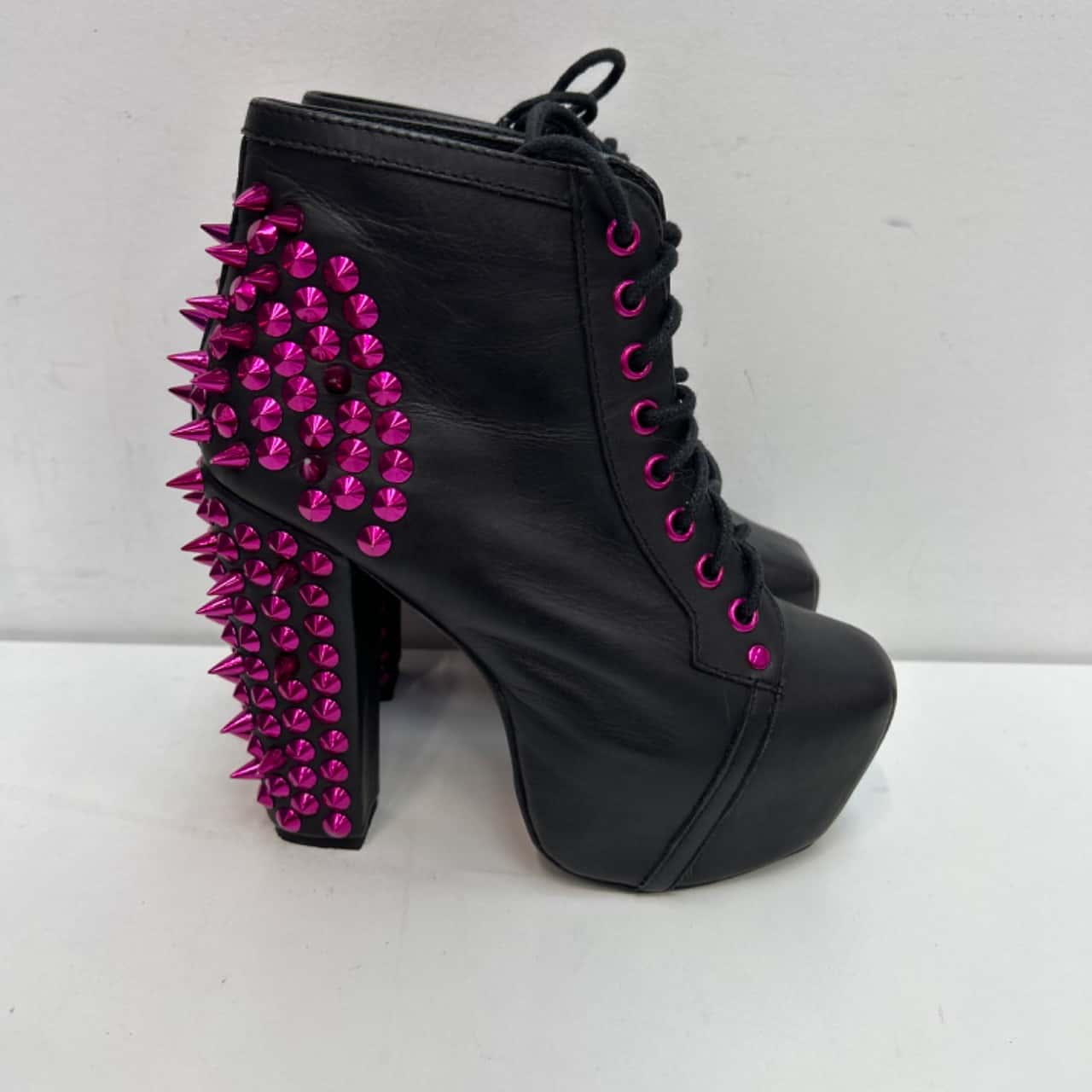 Jeffrey Campbell - Purple 'Spike' Platforms RRP $372 - size 5.5M(s)
