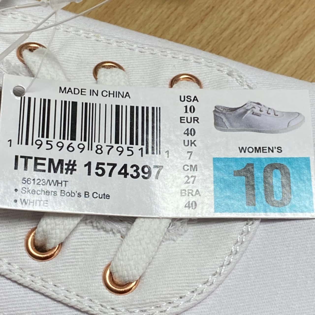 Skechers Bob's Womens Size US 10 / EUR 40 / UK 7 White NEW With Tags(s ...