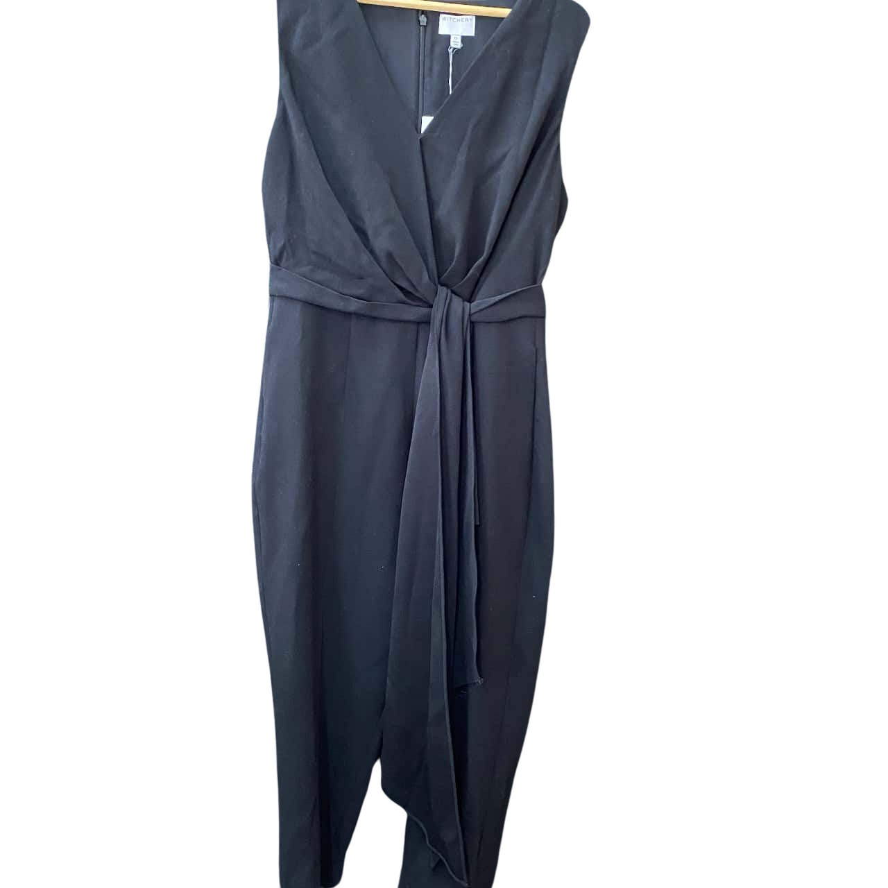 Witchery WY Woman Waist DTL Jumpsuit Size 12 Black BNWT (s)