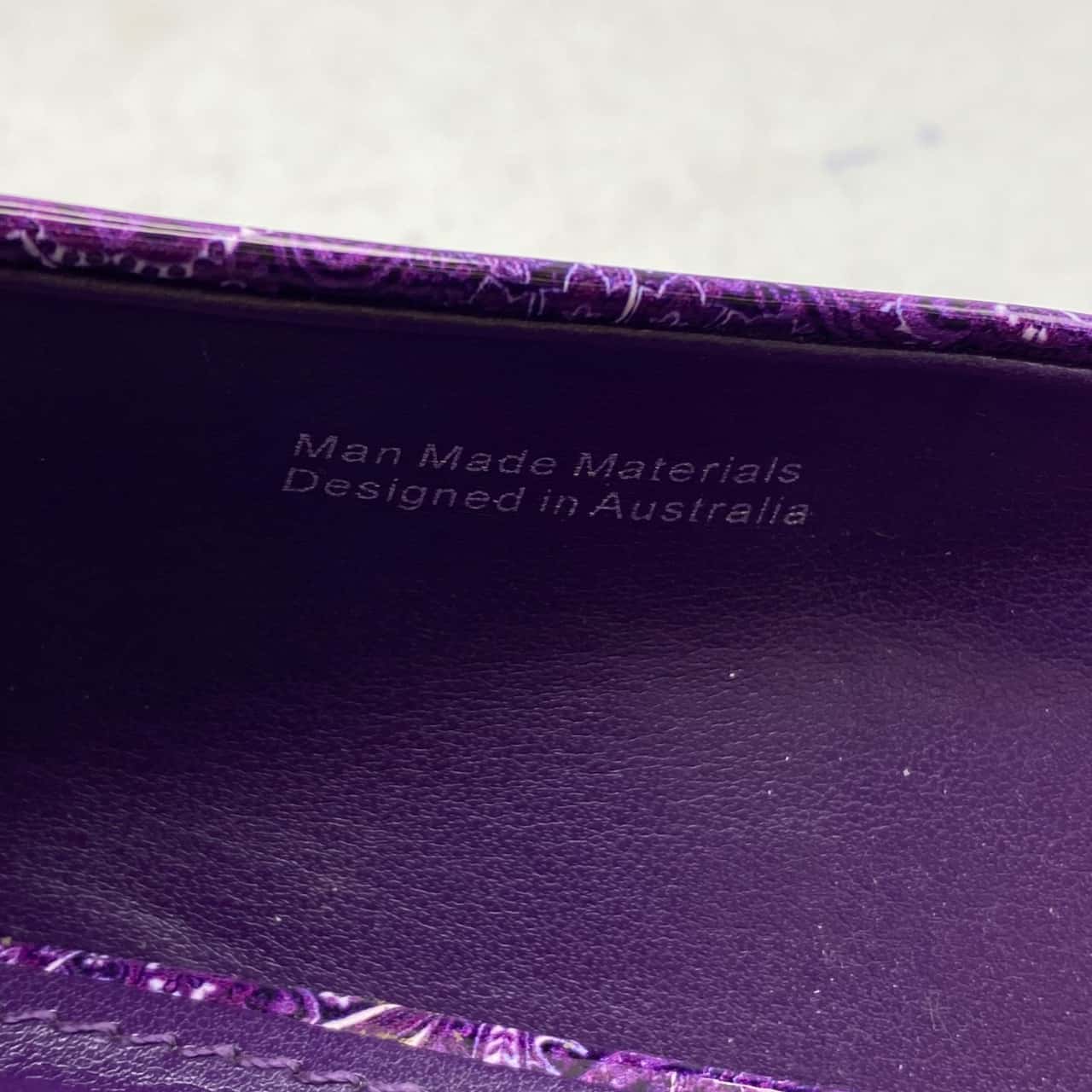 Womens Candy Pop Purple Paisley "Controversy" Flats Shoes (Brand New In ...